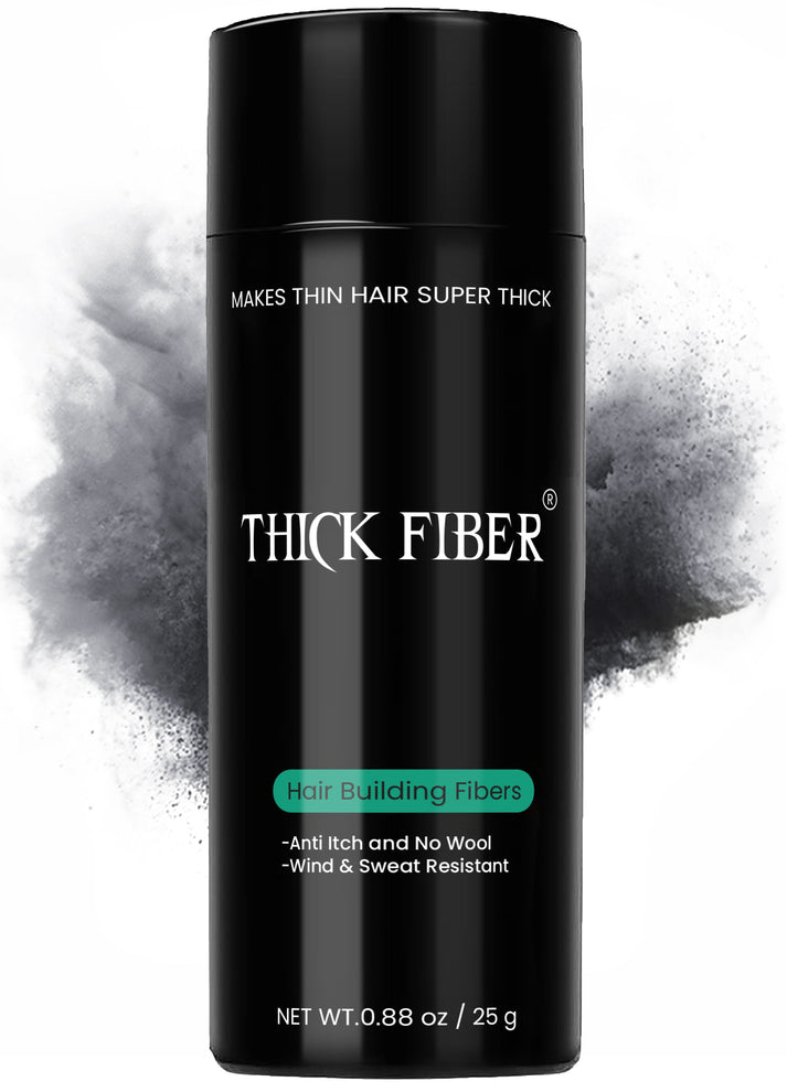 THICK FIBER Hair Building Fibers – Hair Loss Concealer for Thinning ...